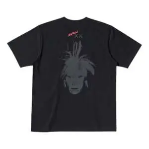 Uniqlo X Kaws X Warhol Graphic Ut T-shirt - Black