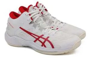 Asics Gelburst 25 High Top Sneakers - White/red