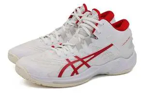 Asics Gelburst 25 High Top Sneakers - White/red