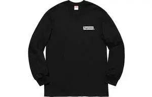 Supreme Ss20 Week 1 Sacred Unique L/s Back Alphabet Long Sleeves - Black