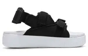 PUMA Platform Slide Sandals - Black