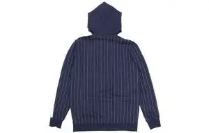 PUMA Pinstripe Hooded Pullover Fleece