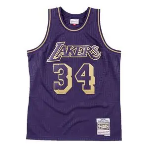 Mitchell & Ness Nba Shaquille O'neal Los Angeles Lakers Retro Jersey - Default Colorway