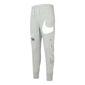 Nike Large Logo Lacing Knit Bundle Feet Sports Pants/trousers/joggers Autumn Light Grey - Default Color