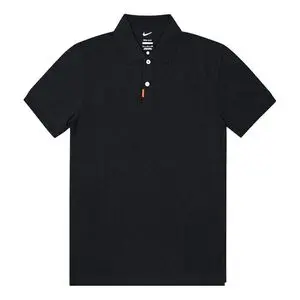Nike Slim Fit Running Short Sleeves Polo - Black