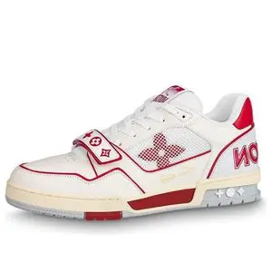 LOUIS VUITTON Trainers 'red Mesh - White/red