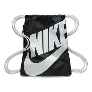 Nike Heritage Gym Sack Drawstring Backpack White - Black