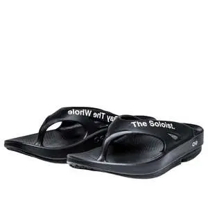 OOFOS X The Soloist. Listen To The Soloist Flip-flop - Black