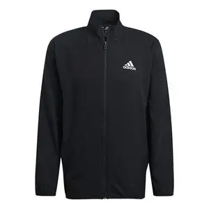 Adidas Training Sports Jacket With Reflective Logo - Black