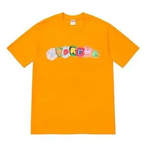 Supreme Fw19 Week 7 Pillows Tee Logo Tee - Orange