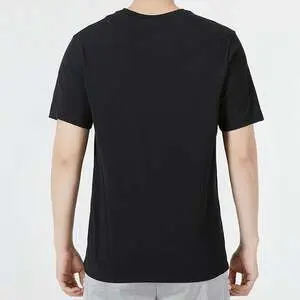 Nike Printing Pattern Round Neck Short Sleeve Black - Multi-color