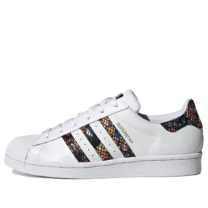 Adidas Superstar "floral Twist Stripes" Sneakers - Black