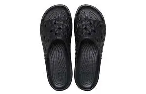 CROCS Classic Platform Slides - Black