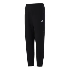 Adidas Solid Color Small Logo Sports Stylish Long Pants/trousers - Black