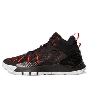 Adidas D Rose Son Of Chi Mid Top Basketball Sneakers - Black/red