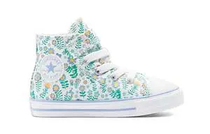 CONVERSE Chuck Taylor All Star High Top Floral Print Sneakers - Peppermint Green