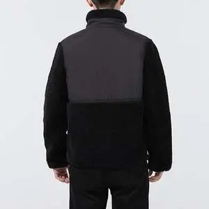 PUMA Sherpa Contrasting Colors Logo Jacket - Black