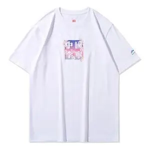 LI-NING Sakura Limited Casual Sports Round Neck Tee 'white Blue