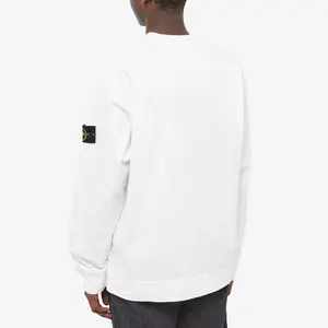 Stone Island Garment Dyed Crew Sweatshirt - White