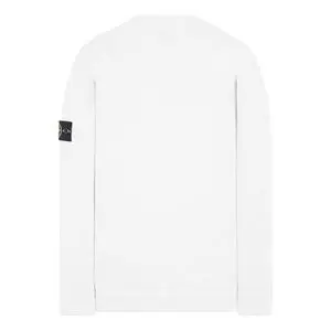 Stone Island Garment Dyed Crew Sweatshirt - White