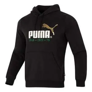 PUMA Logo Graphic Hoodie - Black/white