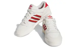 Adidas Originals Forum Low Shoes - Cloud White/red/shadow Red