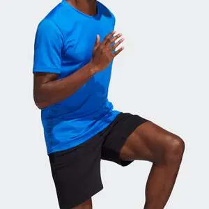 Adidas Heat.rdy 3-stripes Tee - Blue
