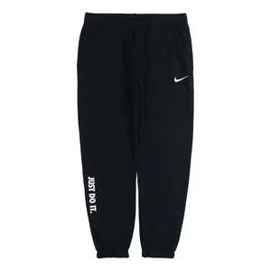 Nike Swoosh Knit Pant - Black