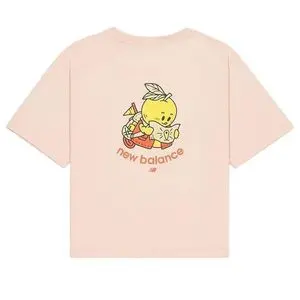 NEW BALANCE Graphic T-shirt - Pink