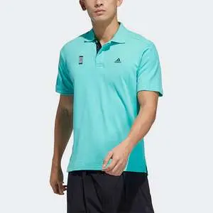 Adidas Series Logo Solid Color Short Sleeve Polo Shirt