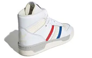 Adidas Rivalry High "french Tricolor" Sneakers - White
