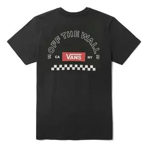 VANS Alphabet Logo Casual Sports Short Sleeve - Black