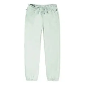 Nike Embroidered Logo Solid Color Bundle Feet Sports Pants/trousers/joggers - Green