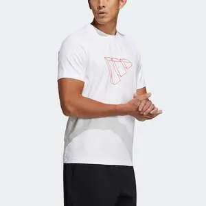 Adidas Fi Tee Sub Bos 3d Logo Printing Round Neck Short Sleeve
