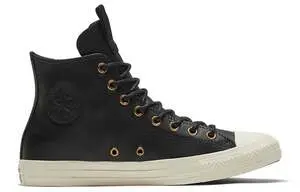 CONVERSE Chuck Taylor All Star Leather High Top Sneakers - Black