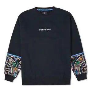 CONVERSE Tapestry Crewneck Sweatshirt - Black