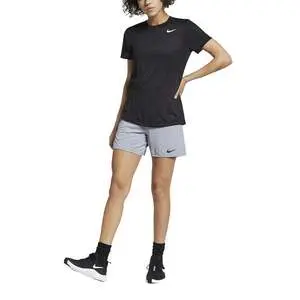 Nike Quick Dry Round Neck Short Sleeve Pullover - Black