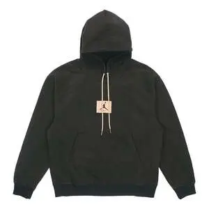 JORDAN Air Plush Pullover Hoodie - Black