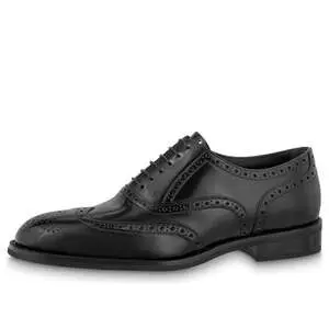 LOUIS VUITTON Graduate Lace Up Derby Shoes - Black