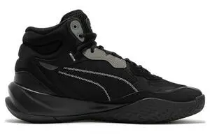 PUMA Playmaker Pro Mid Sneakers - Black