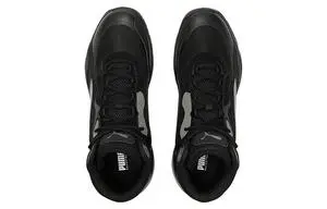 PUMA Playmaker Pro Mid Sneakers - Black