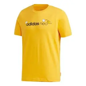 Adidas Neo Graphic Short Sleeve T-shirt - Yellow