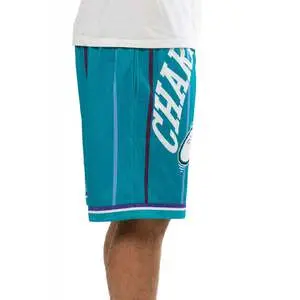 Mitchell & Ness X Nba Charlotte Hornets Big Face Basketball Shorts