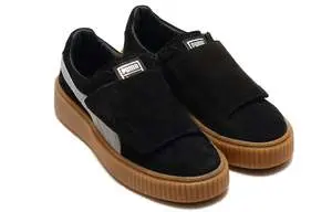 PUMA Platform Strap Sneakers - Black