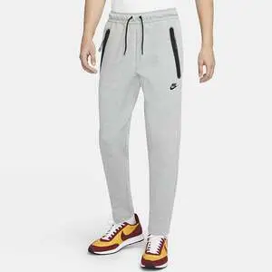 Nike Tech Fleece Casual Sports Drawstring Long Pants Dark Grey - Gray