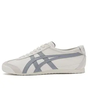 Onitsuka Tiger Onitsuka Tiger Mexico 66 "Vintage Running Style" Lace-Up Leather Sneakers White/grey/blue