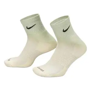 Nike Everyday Plus Cushioned Ankle Socks - Green/white/multi-color