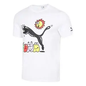 PUMA Summer Streetwear T-shirt - White
