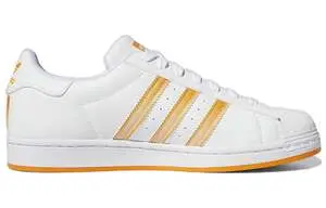 Adidas Superstar "white Orange Rush - White/yellow