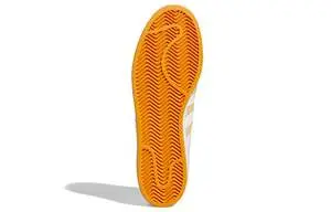 Adidas Superstar "white Orange Rush - White/yellow